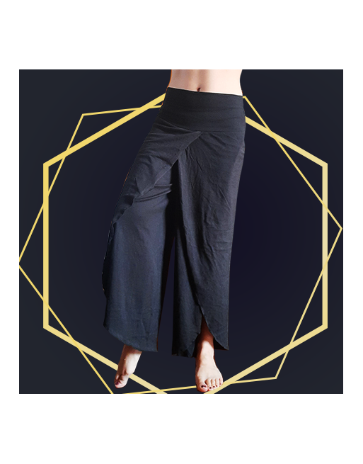 Pantalón Jazmín Hoja Abierta NEGRO